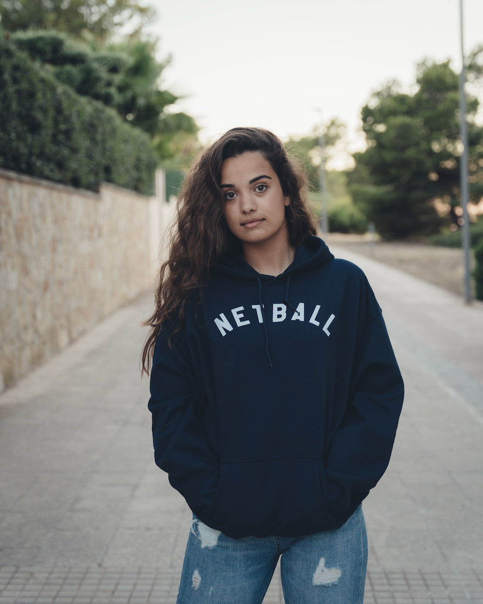 Netball Hoodie (Navy) – Netball Republic TM